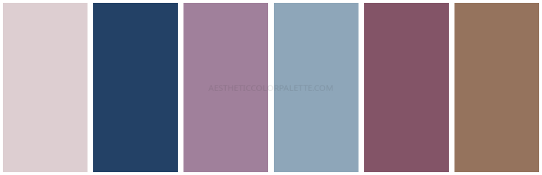Soft Aesthetic Color Palettes - Aesthetic Color Palette