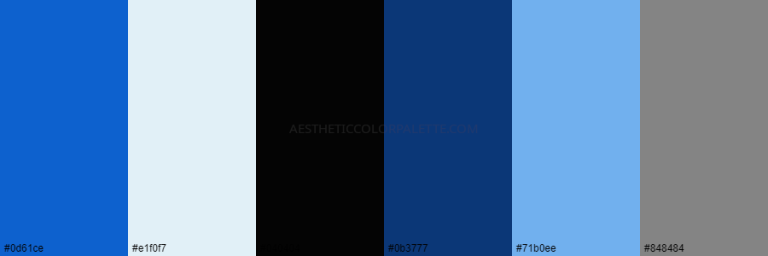 Cobalt Blue Color Palettes - Aesthetic Color Palette
