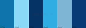 Ocean Blue Color Palettes - Aesthetic Color Palette