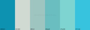 Ocean Blue Color Palettes - Aesthetic Color Palette