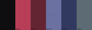 Red Blue Color Palettes - Aesthetic Color Palette