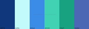 Green Blue Color Palettes - Aesthetic Color Palette