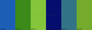 Green Blue Color Palettes - Aesthetic Color Palette