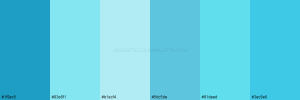 Ocean Blue Color Palettes - Aesthetic Color Palette