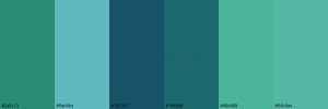 Green Blue Color Palettes - Aesthetic Color Palette