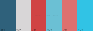 Red Blue Color Palettes - Aesthetic Color Palette