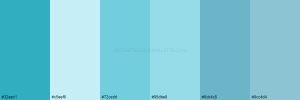 Baby Blue Color Palettes - Aesthetic Color Palette