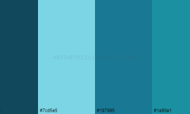 Blueberry Colors - Aesthetic Color Palette