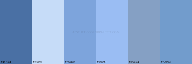 Baby Blue Color Palettes - Aesthetic Color Palette