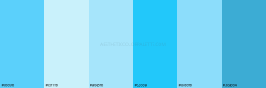 Baby Blue Color Palettes - Aesthetic Color Palette