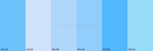 Sky Blue Color Palettes - Aesthetic Color Palette