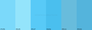 Sky Blue Color Palettes - Aesthetic Color Palette