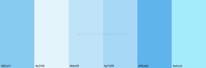 Baby Blue Color Palettes - Aesthetic Color Palette