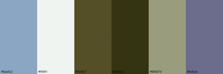Dusty Blue Color Palettes - Aesthetic Color Palette