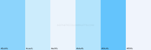 Sky Blue Color Palettes - Aesthetic Color Palette