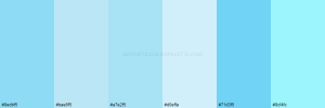 Baby Blue Color Palettes - Aesthetic Color Palette
