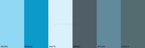 Baby Blue Color Palettes - Aesthetic Color Palette