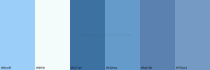 Baby Blue Color Palettes - Aesthetic Color Palette