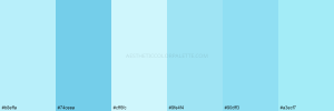 Baby Blue Color Palettes - Aesthetic Color Palette