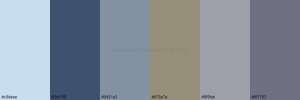 Dusty Blue Color Palettes - Aesthetic Color Palette
