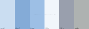 Dusty Blue Color Palettes - Aesthetic Color Palette