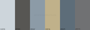 Dusty Blue Color Palettes - Aesthetic Color Palette