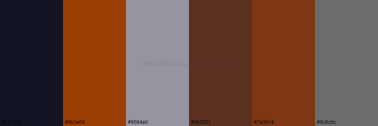 Brown Color palettes - Aesthetic Color Palette