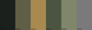 Forest Green and Brown Color Palettes - Aesthetic Color Palette