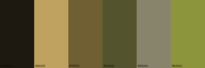Forest Green and Brown Color Palettes - Aesthetic Color Palette