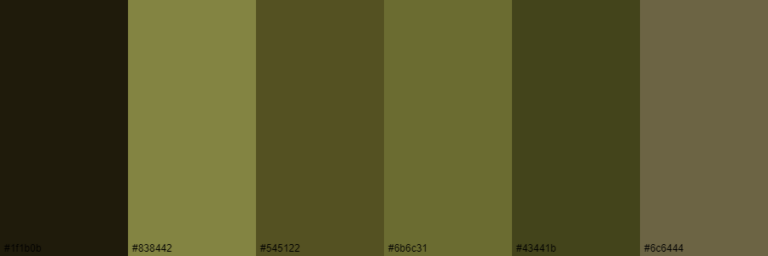 Forest Green and Brown Color Palettes - Aesthetic Color Palette