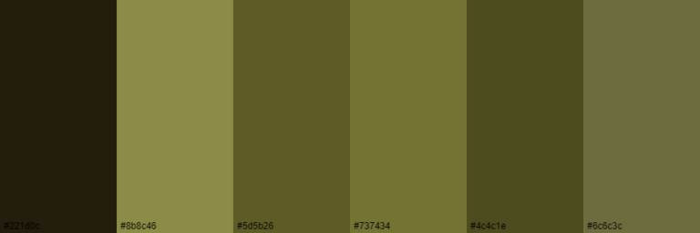 Forest Green and Brown Color Palettes - Aesthetic Color Palette