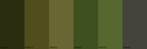 Forest Green and Brown Color Palettes - Aesthetic Color Palette