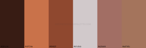 Coffee Brown Color Palettes - Aesthetic Color Palette