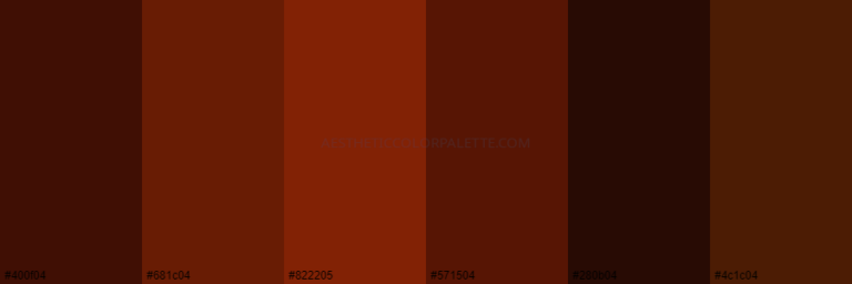 Brown Color palettes - Aesthetic Color Palette