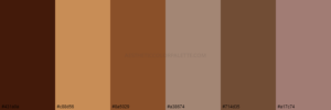 Brown Color palettes - Aesthetic Color Palette