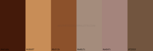 Brown Color palettes - Aesthetic Color Palette