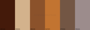 Coffee Brown Color Palettes - Aesthetic Color Palette