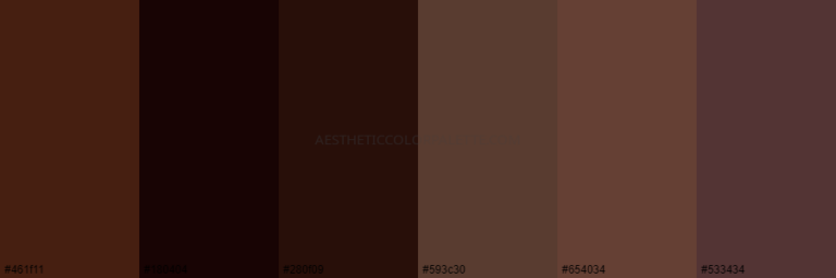 Coffee Brown Color Palettes - Aesthetic Color Palette