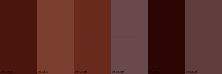 Coffee Brown Color Palettes - Aesthetic Color Palette