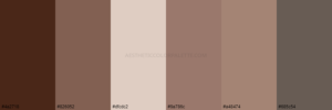 Coffee Brown Color Palettes - Aesthetic Color Palette