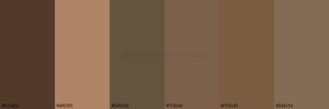 Brown Color palettes - Aesthetic Color Palette