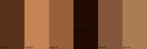Brown Color palettes - Aesthetic Color Palette
