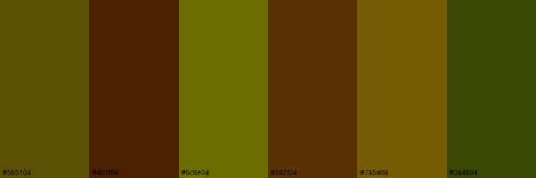 Forest Green and Brown Color Palettes - Aesthetic Color Palette