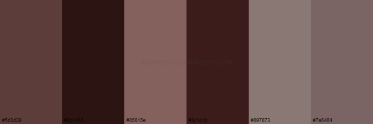 Coffee Brown Color Palettes - Aesthetic Color Palette