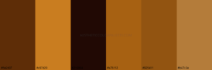 Brown Color palettes - Aesthetic Color Palette