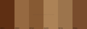 Coffee Brown Color Palettes - Aesthetic Color Palette