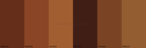 Brown Color palettes - Aesthetic Color Palette