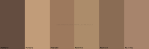 Brown Color palettes - Aesthetic Color Palette