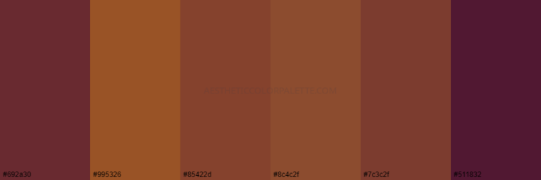 Brown Color palettes - Aesthetic Color Palette