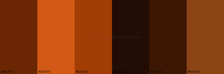 Brown Color palettes - Aesthetic Color Palette